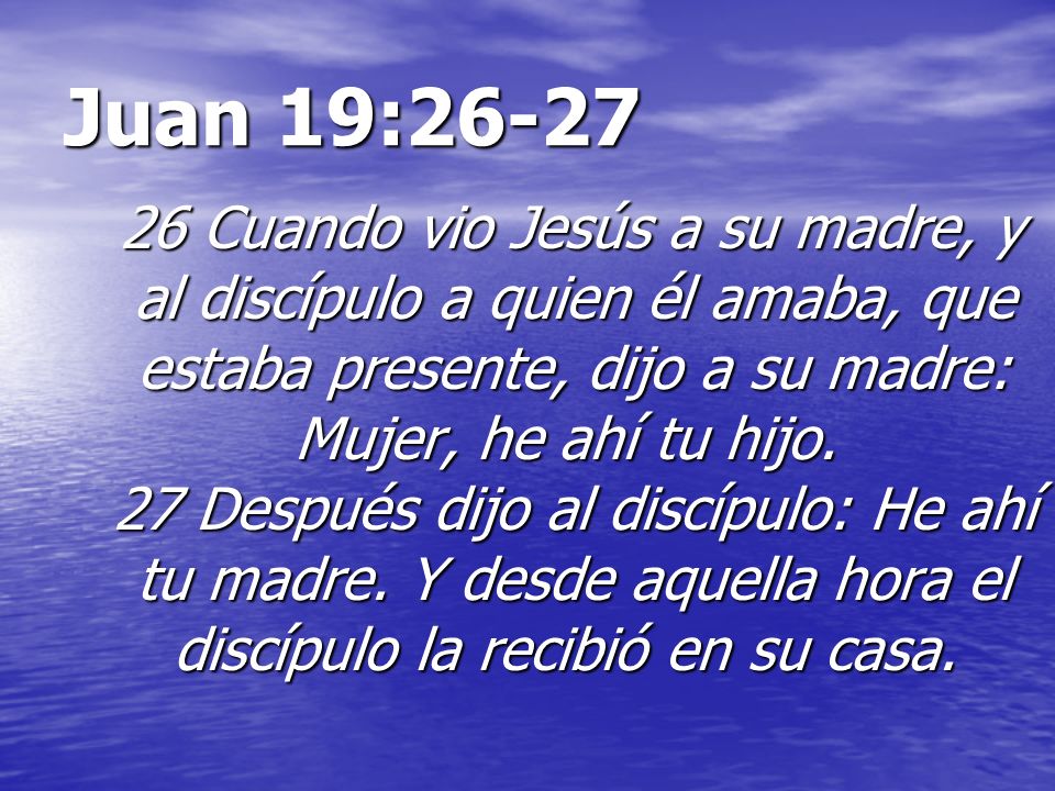 Siendo considerado a las necesidades de otros_ Juan 19:26