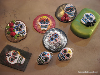Kara Paints: Skull Madness: Sugar Skull tutorial