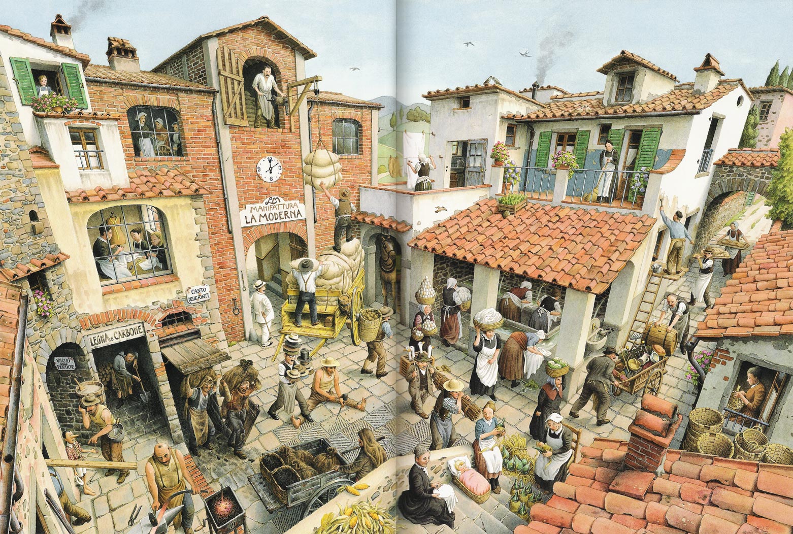 çizgili masallar: The Adventures of Pinocchio by Roberto Innocenti - Part 3