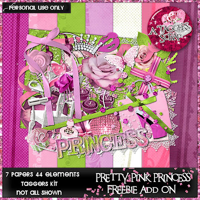 New PTU & Freebie: Pretty Pink Princess