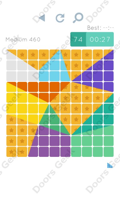 Blocks & Shapes [Medium] Level 460 Solution ~ Doors Geek