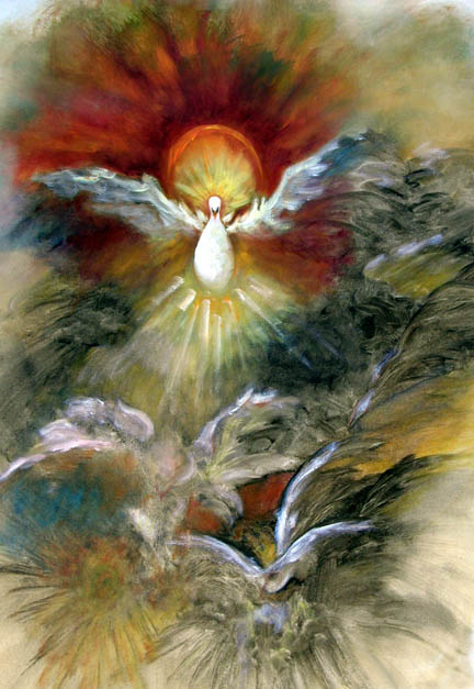 Marina Petro ~ Adventures In Daily Painting: Holy Spirit Art Print ...
