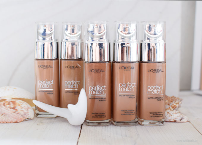 L'Oréal Perfect Match Foundation / Die 29 Nuancen des L'Oréal Make-Up ...