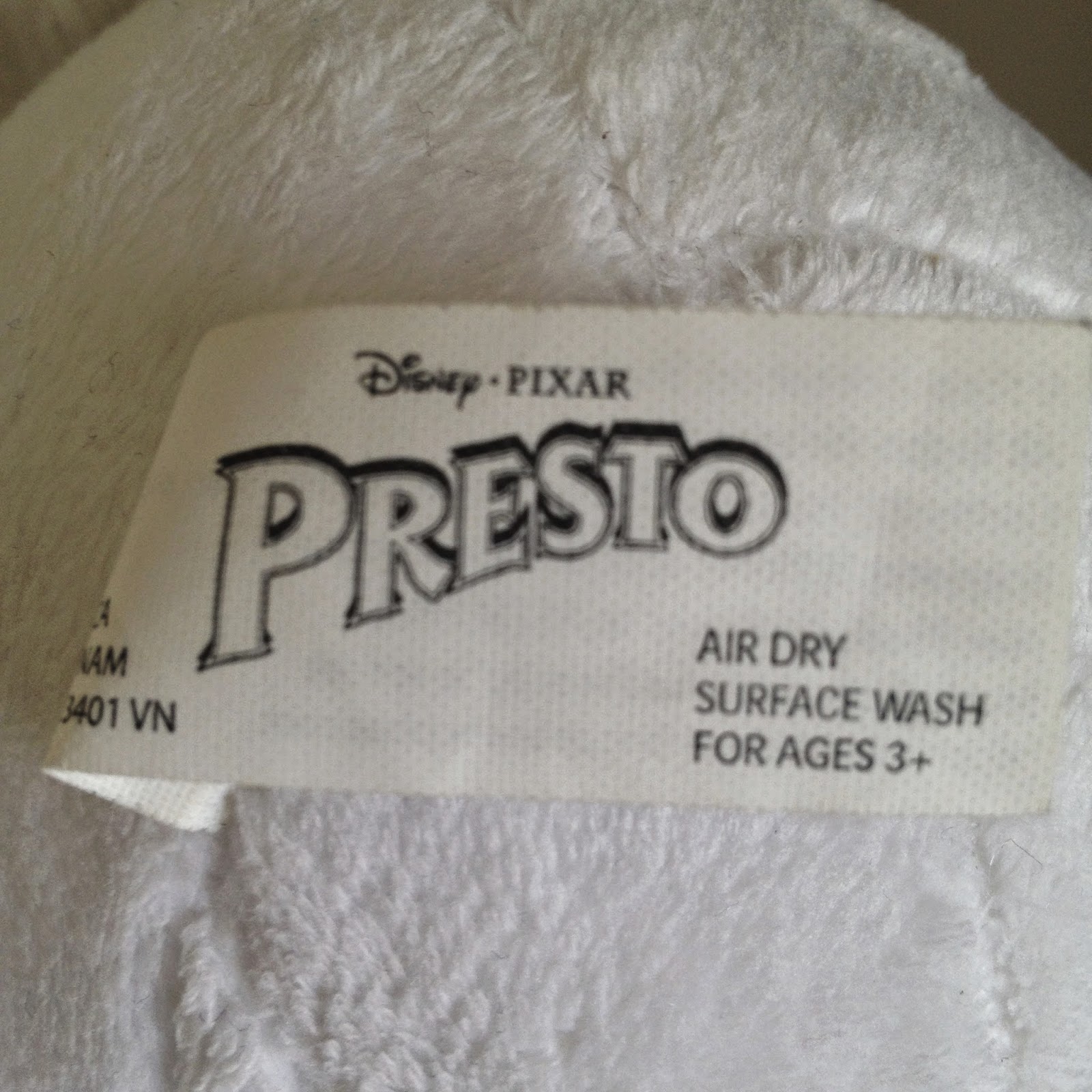 Dan the Pixar Fan: Presto: Alec Azam Plush