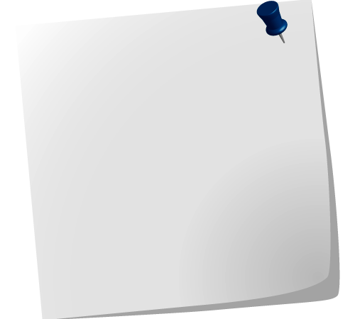 Papel de Lembrete em Png