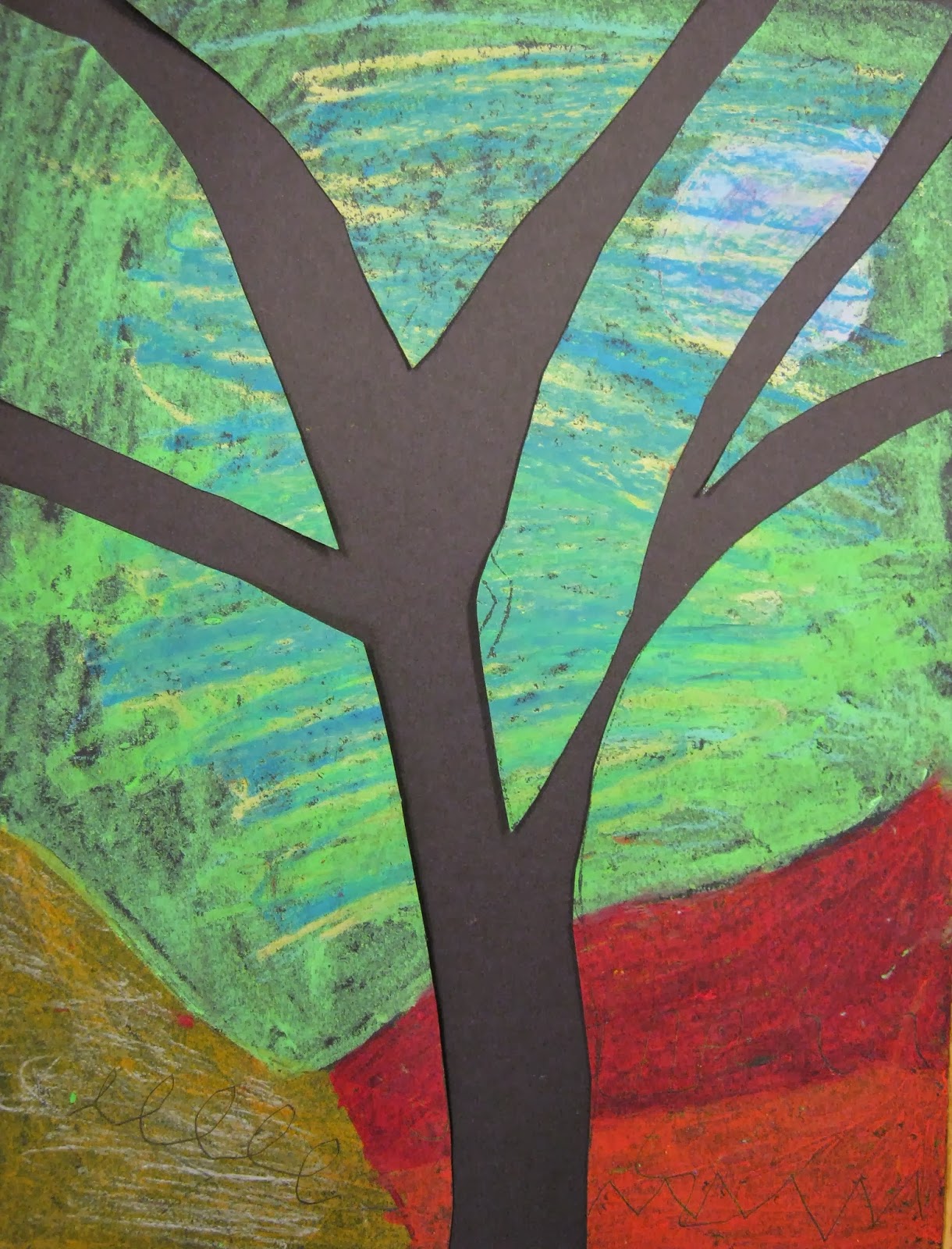 Puzzle Trees by 3rd grade