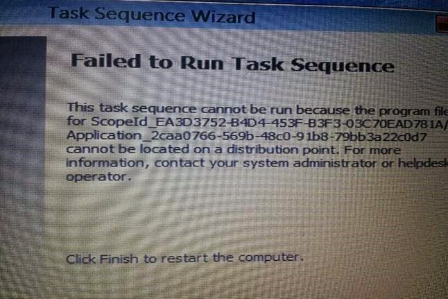 Sms Sccm Beyond Application Deployment Matthew Hudson Package Missing From Dp Causing Task