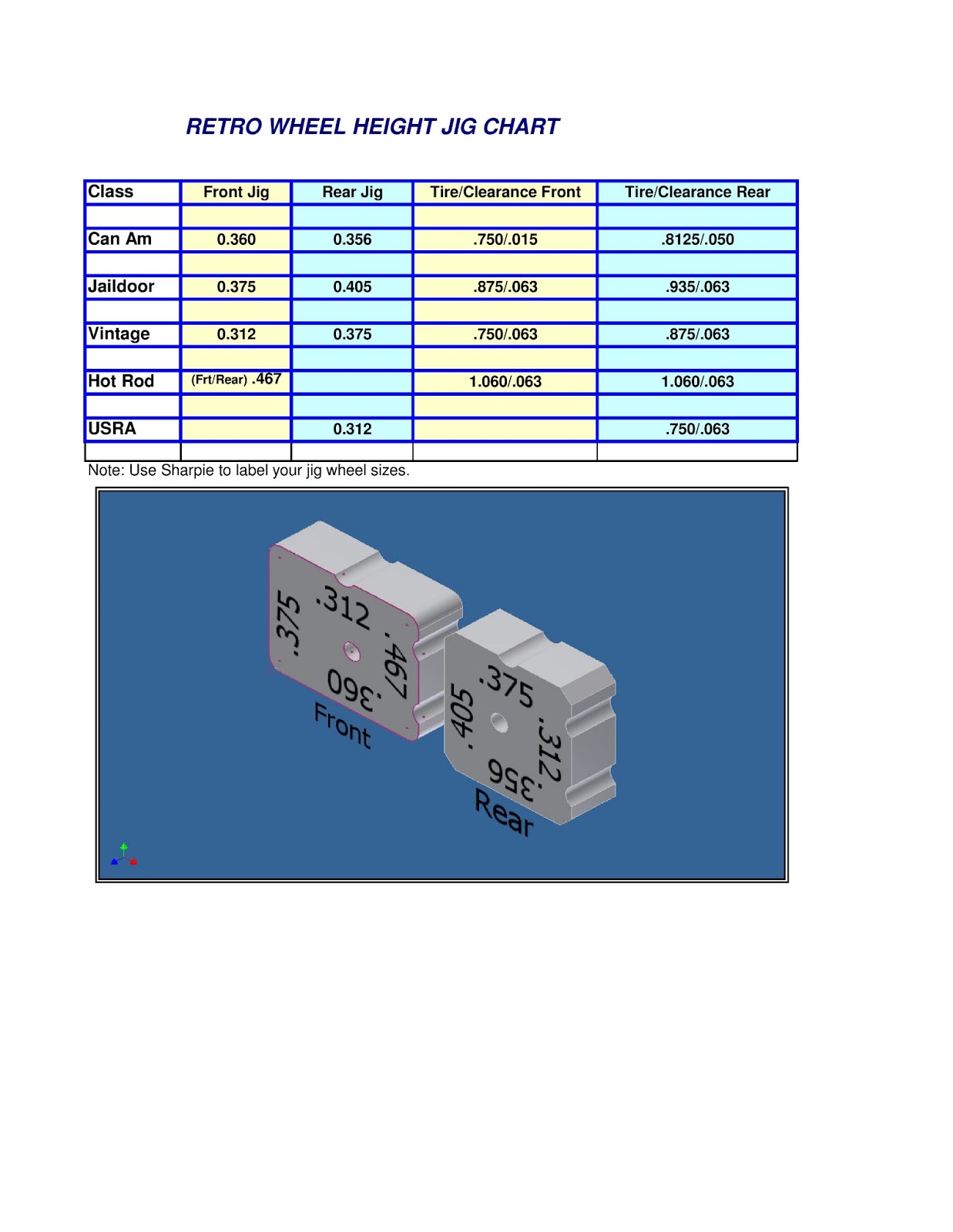 Backtrack Slot Car Products: Retro Pro Chassi Jig