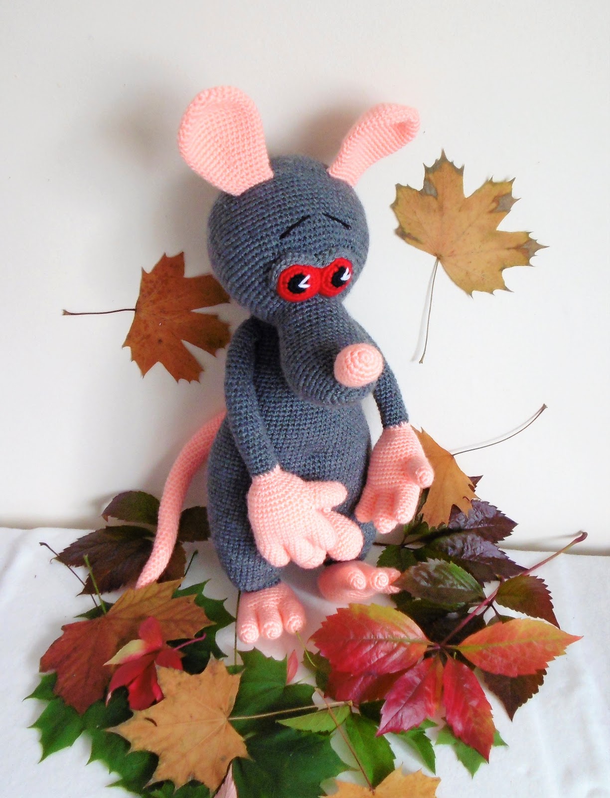 Kirju Mirju käsitöö.: Paljad rotid Aadam 1 ja Aadam 2. Naked rats Adam ...