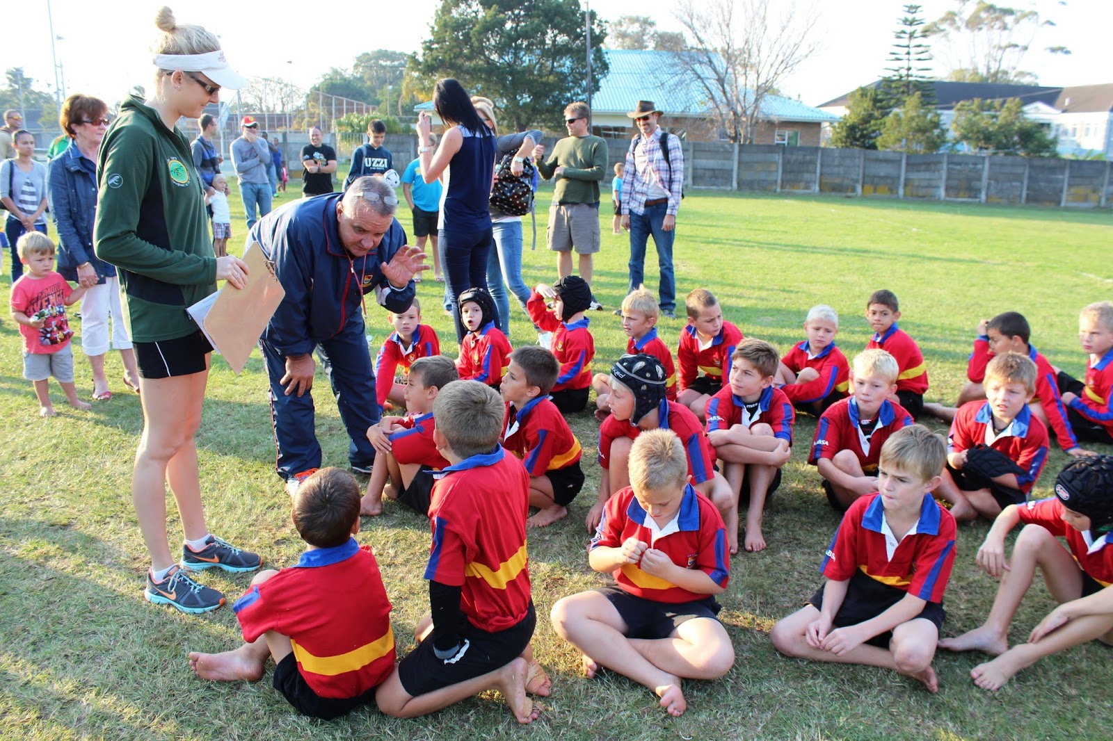 Swanepoels in Oos Londen: My seun se eerste rugby wedstryd!!