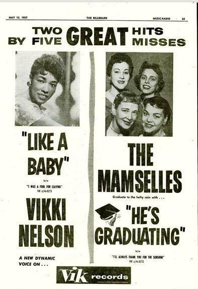 WHITE DOO-WOP COLLECTOR: THE MAMSELLES (Vik Records)