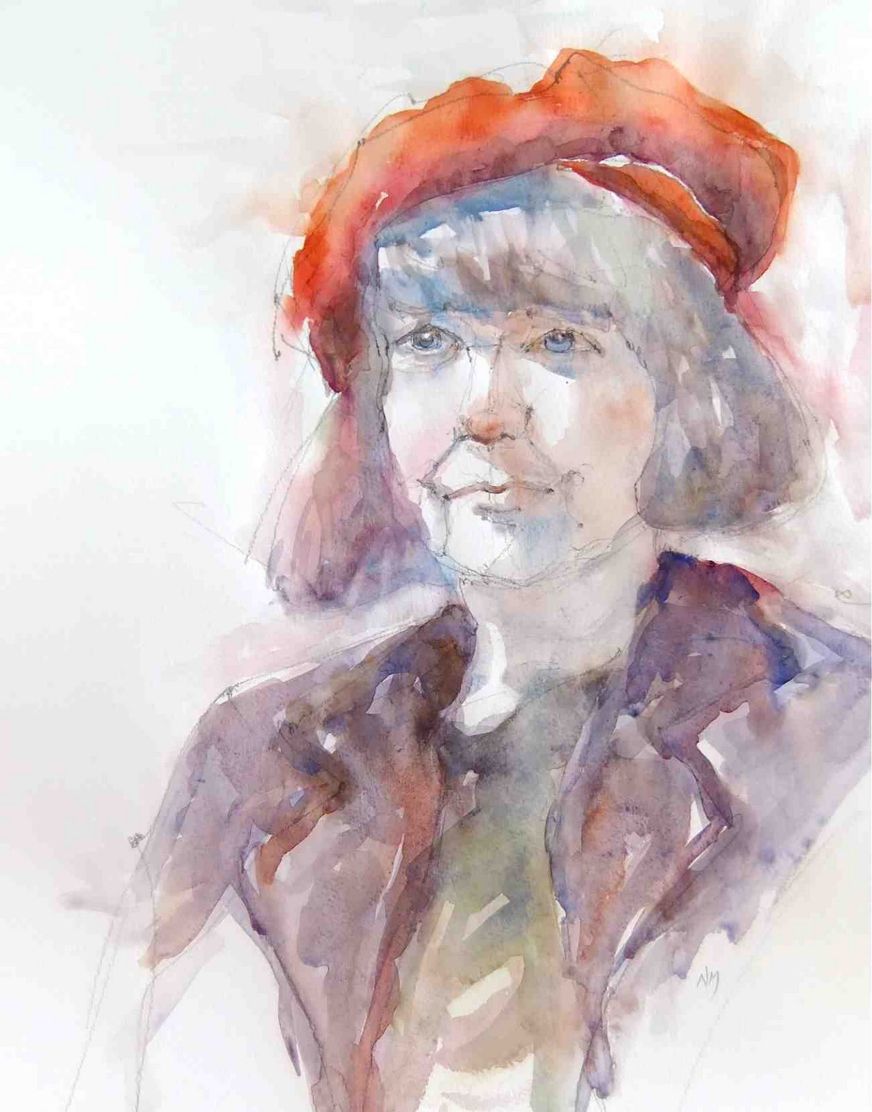 NORA MacPHAIL - ARTIST: BJ's red hat