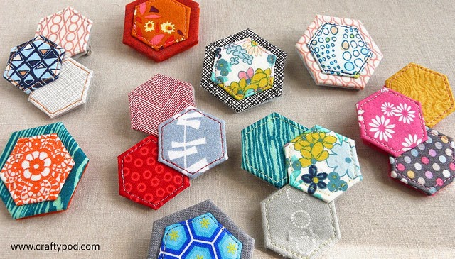 Ella & Nesta's Little Room: Four great, fast hexie projects with free ...