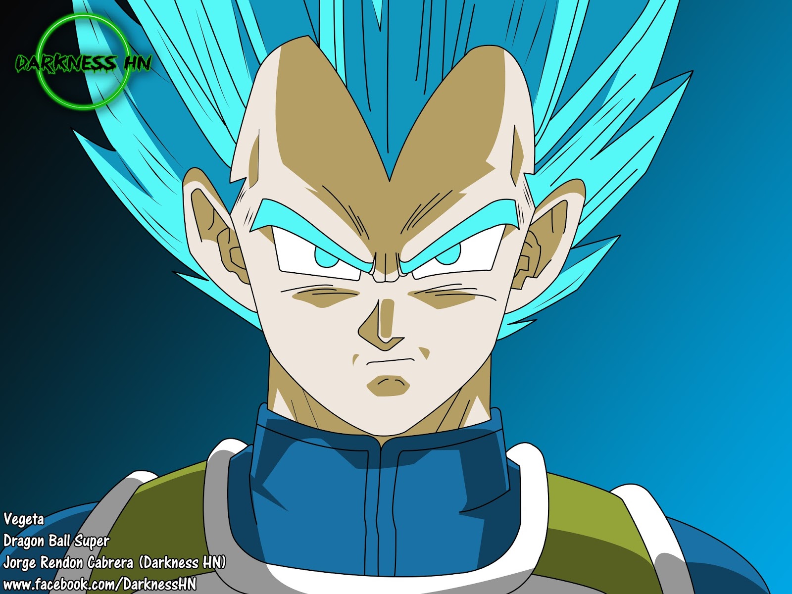 DARKNESS HN: Dibujando a vegeta de dragon ball super