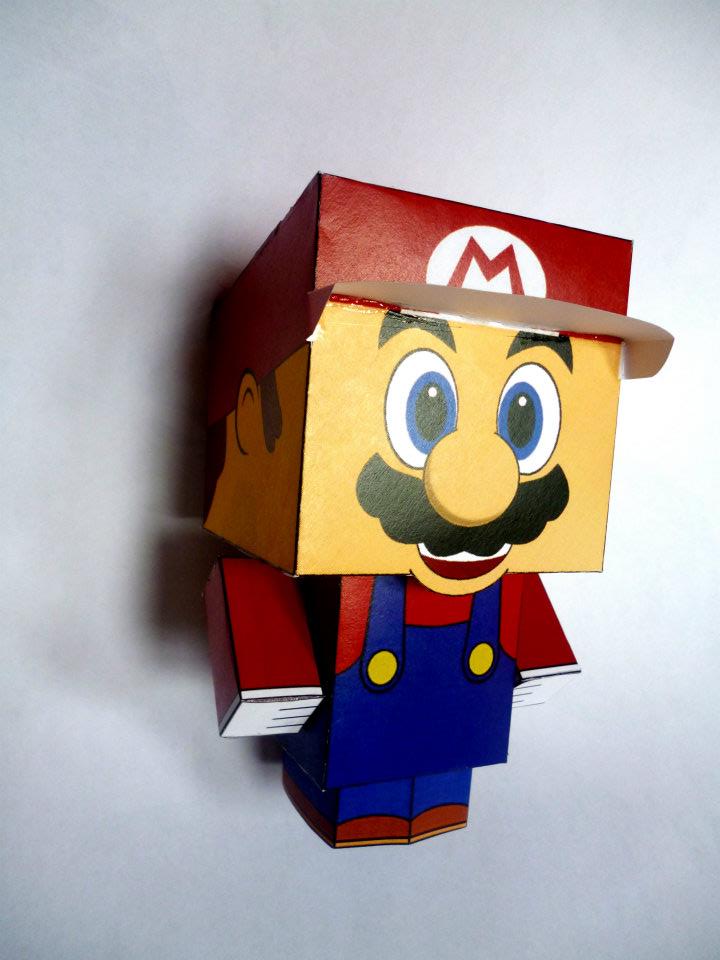 dear dolce...: mario papercraft