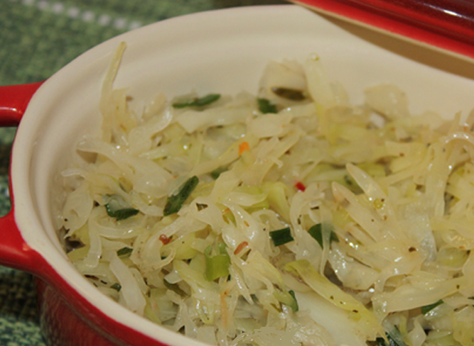 Cantinho Vegetariano: Repolho Refogado (vegana)