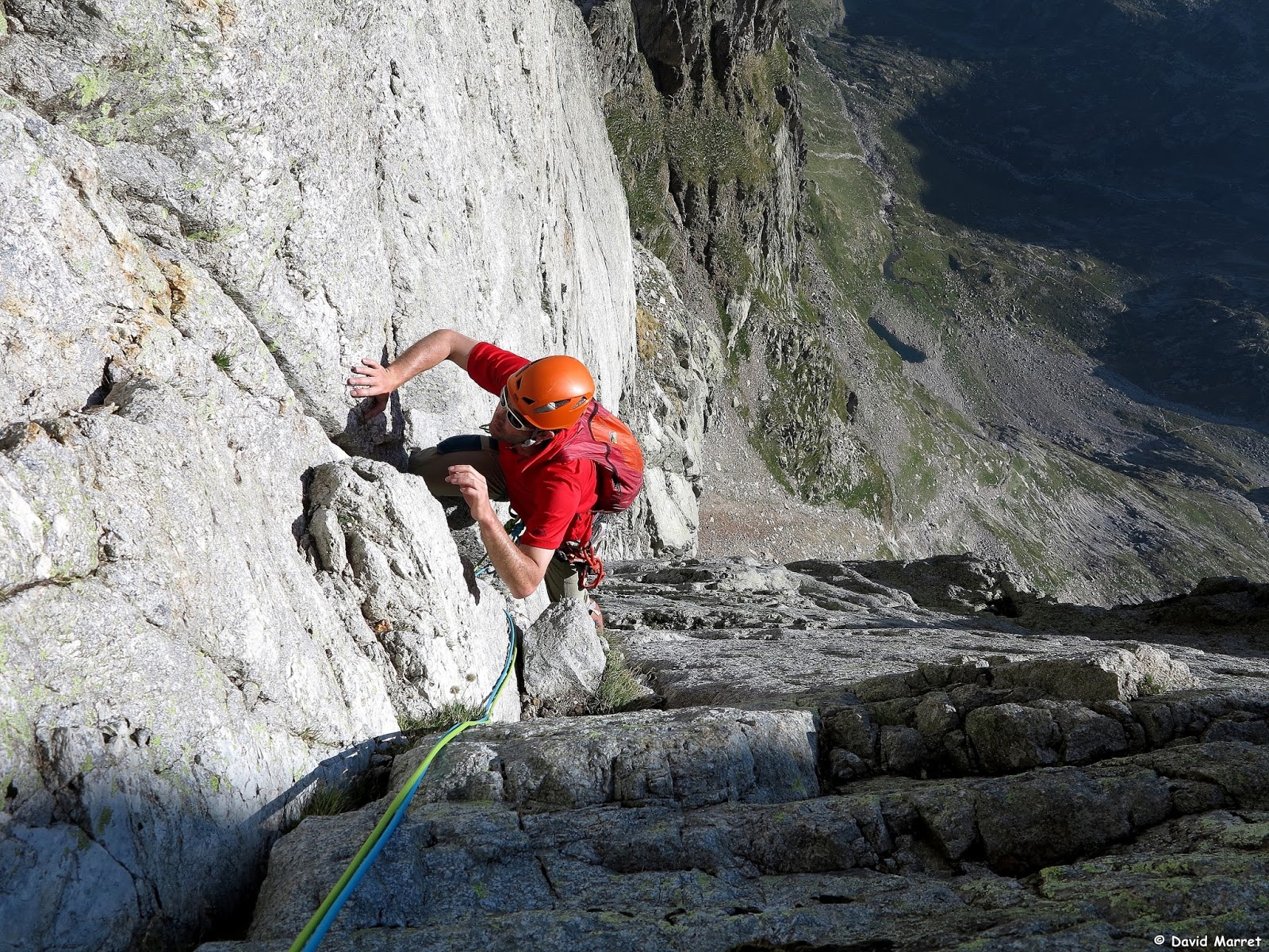 ...BLOG à BLOC !!: PIC DES SPIJEOLES: UN DIEDRE PARFAIT A PLUS DE 3000
