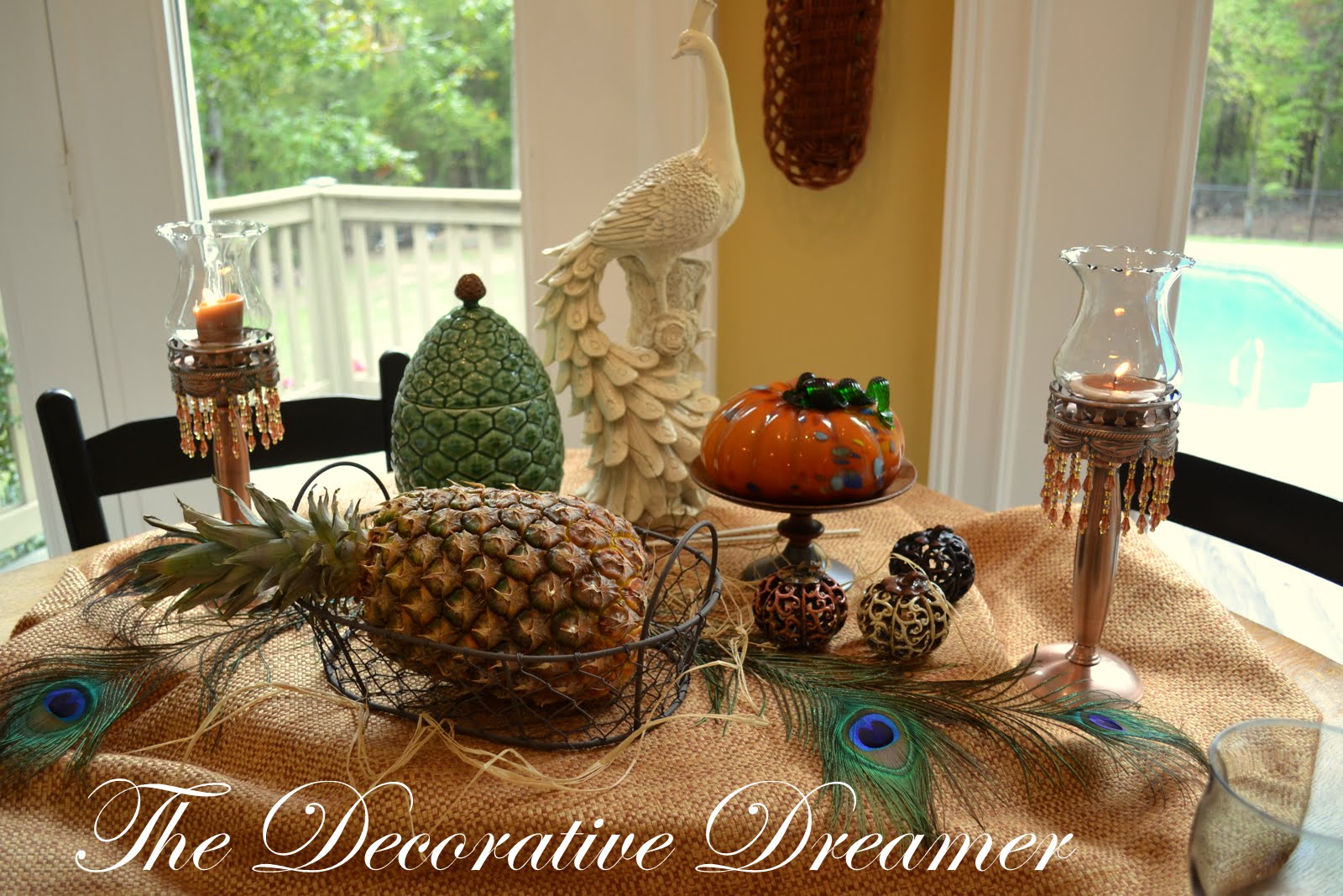 The Decorative Dreamer: Peacocks, Pineapples, and Pumpkins