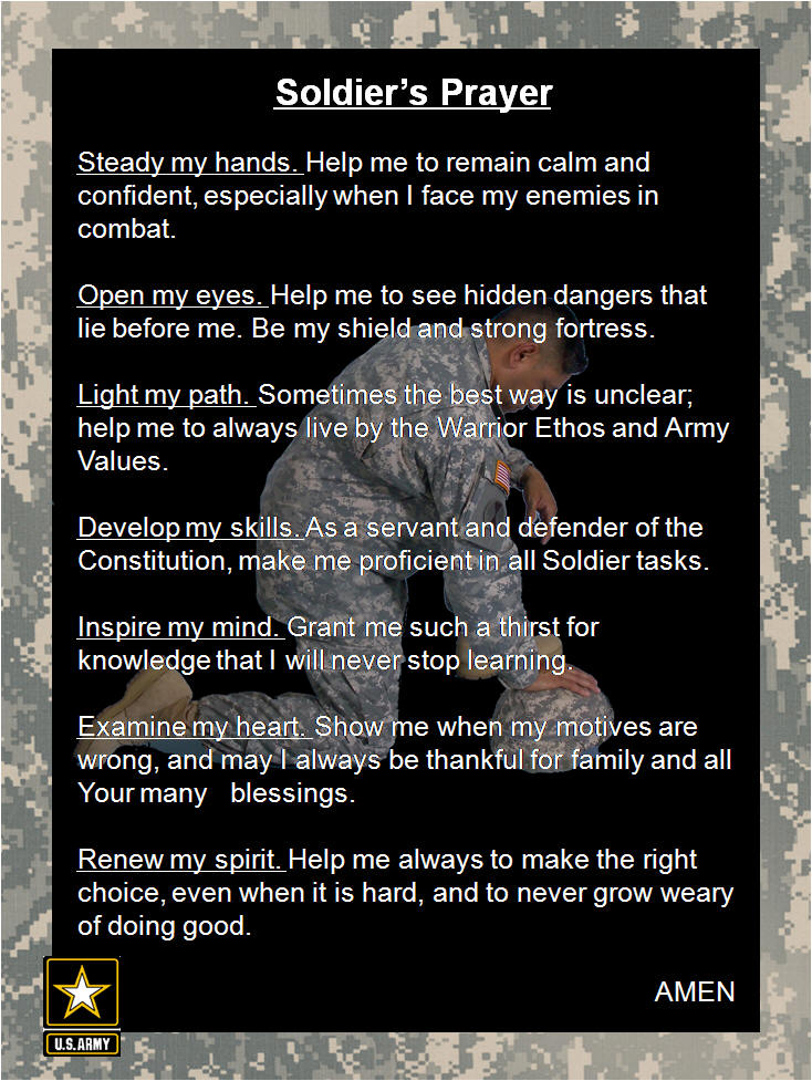 My Father's Voice: WILL OUR SOLDIERS RAISE THEIR HANDS?