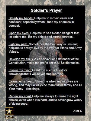 My Father's Voice: WILL OUR SOLDIERS RAISE THEIR HANDS?