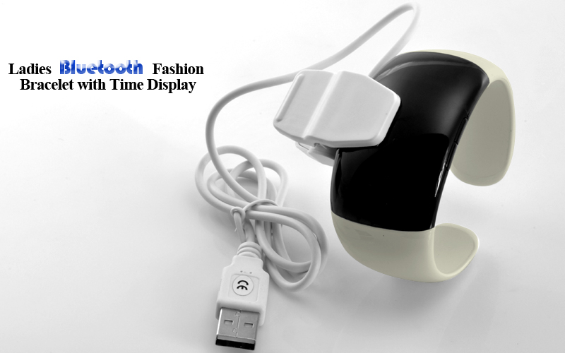Designer Gadgets: Ladies Bluetooth Fashion Bracelet with Time Display ...