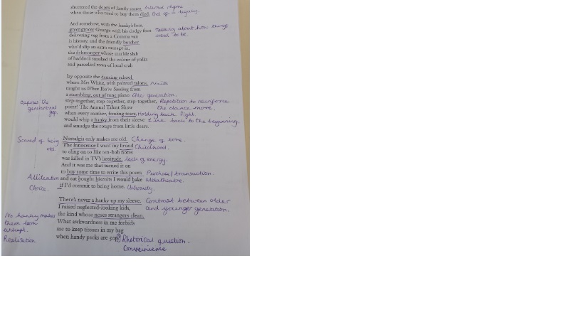 2015-17 A Level English: 'Material' by Ros Barber