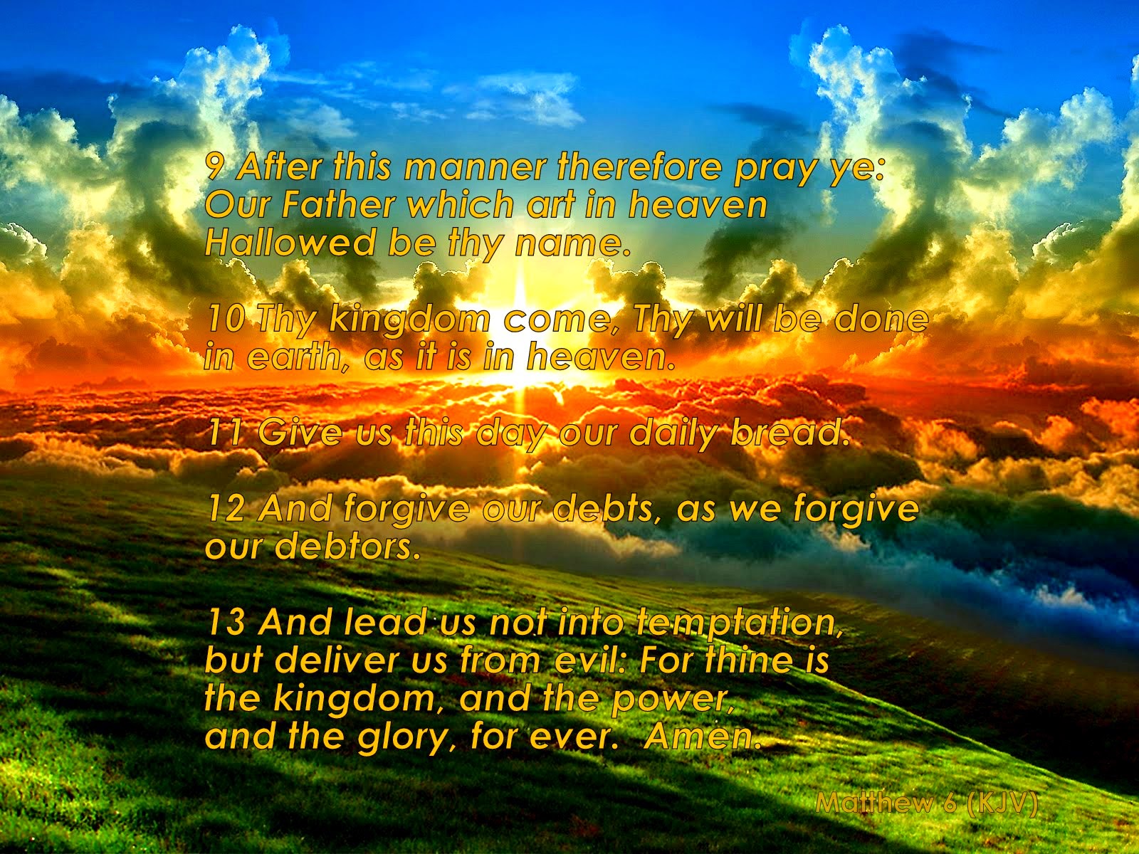 Our Father Who Art In Heaven Kjv