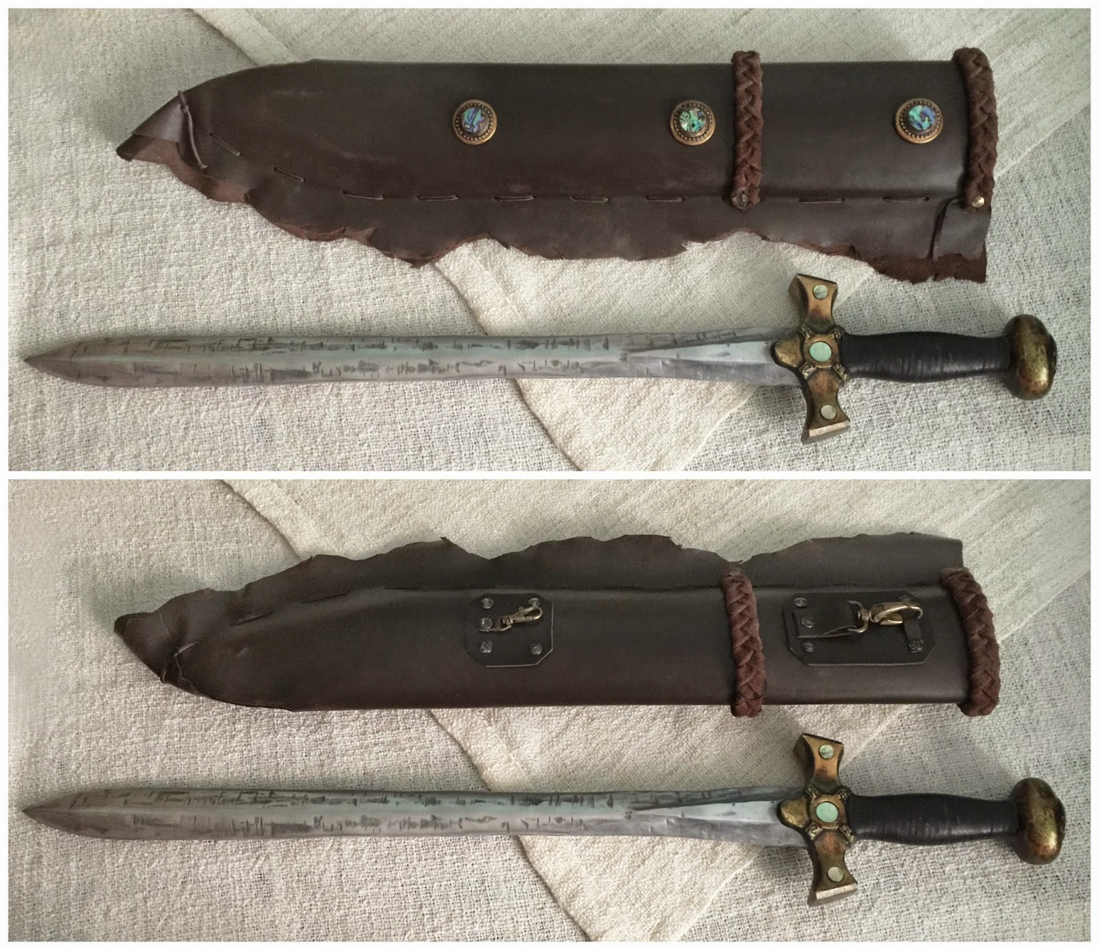 Xena Prop Treasures: My Collection (X): Xena's Leather Scabbard (Made ...