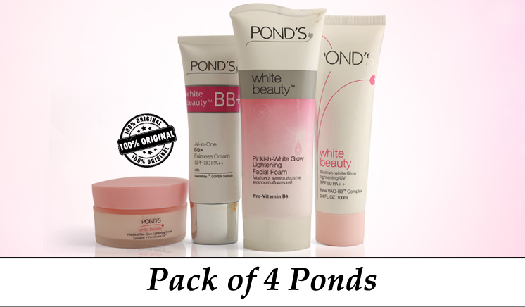 Noshi Beauty Place: Pack Of 4 Original Ponds Products For HER