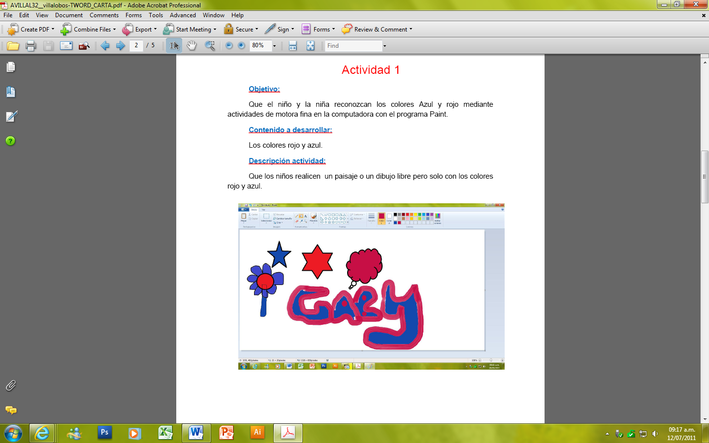 Informatica Educativa: Word-Paint