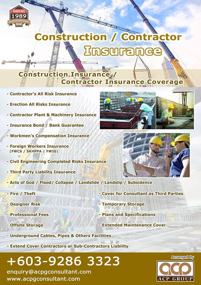 Malaysia Business Insurance : Construction Insurance Malaysia ...