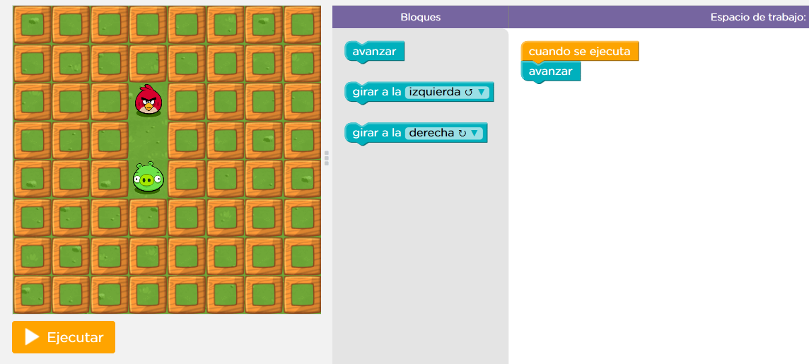 La tutoría en Infantil: Aprendemos a programar con Angry Birds. La Hora ...