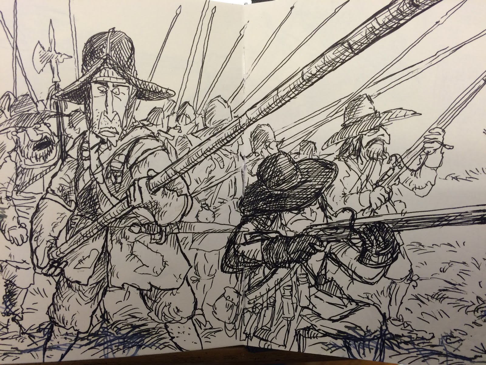 iron mitten: The pikeman's lament