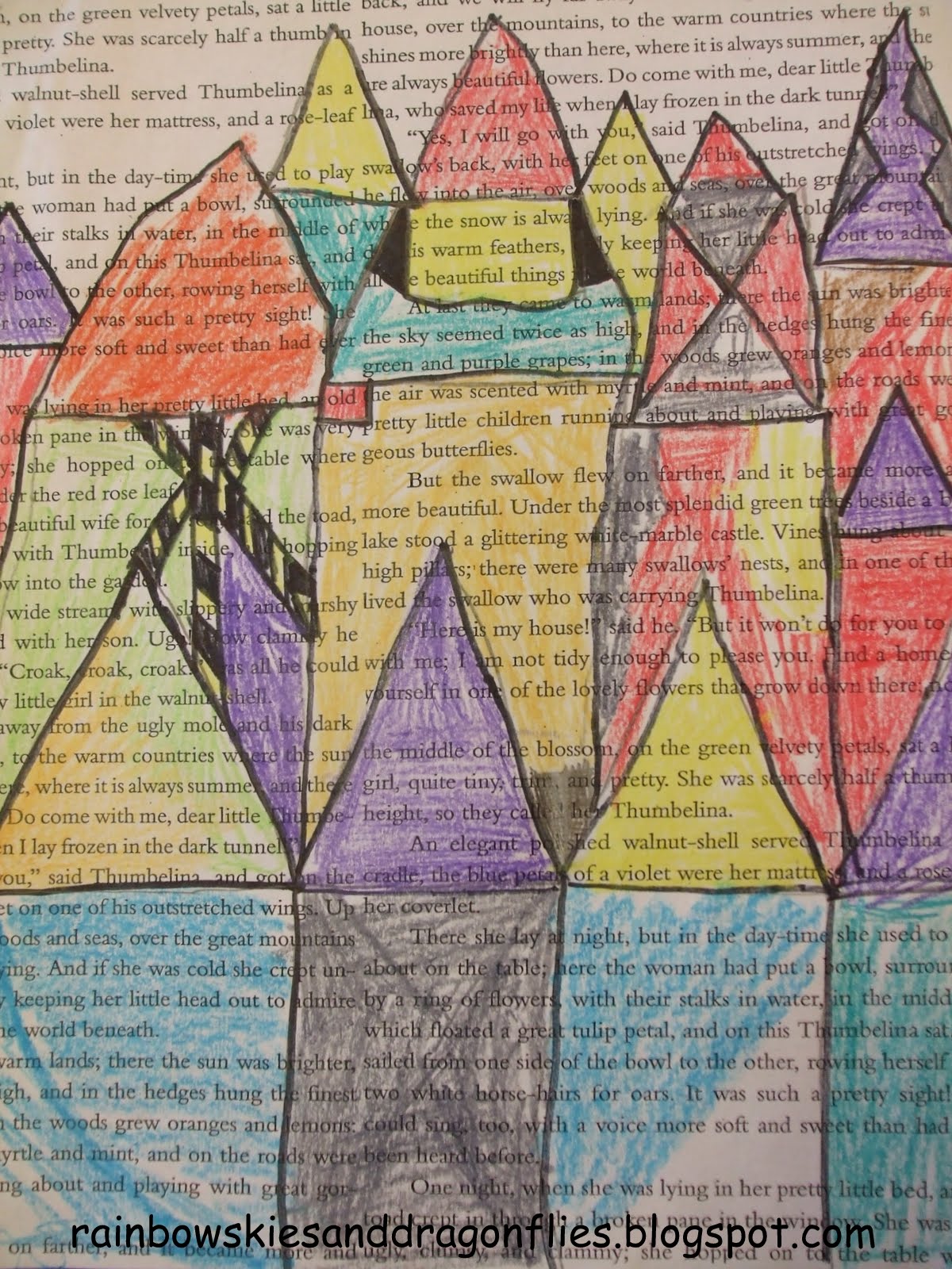 Rainbow Skies & Dragonflies: Klee Inspired Abstracts - 3d Grade