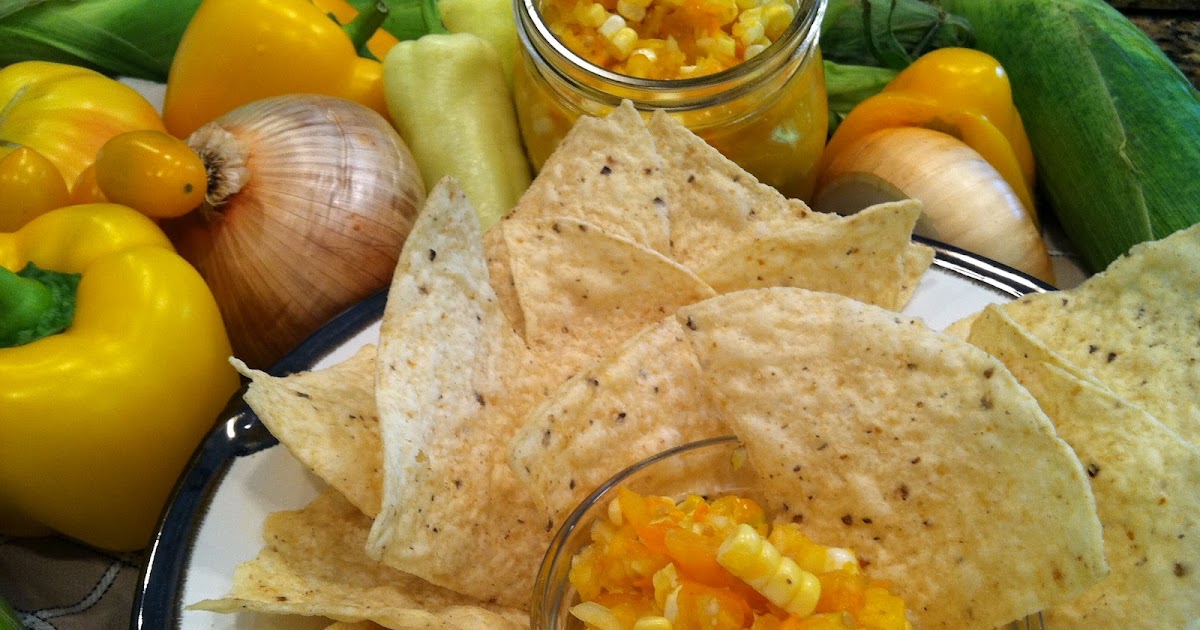 Cooking with Chez Cindy: ChezCindy: Yellow Tomato Corn Salsa