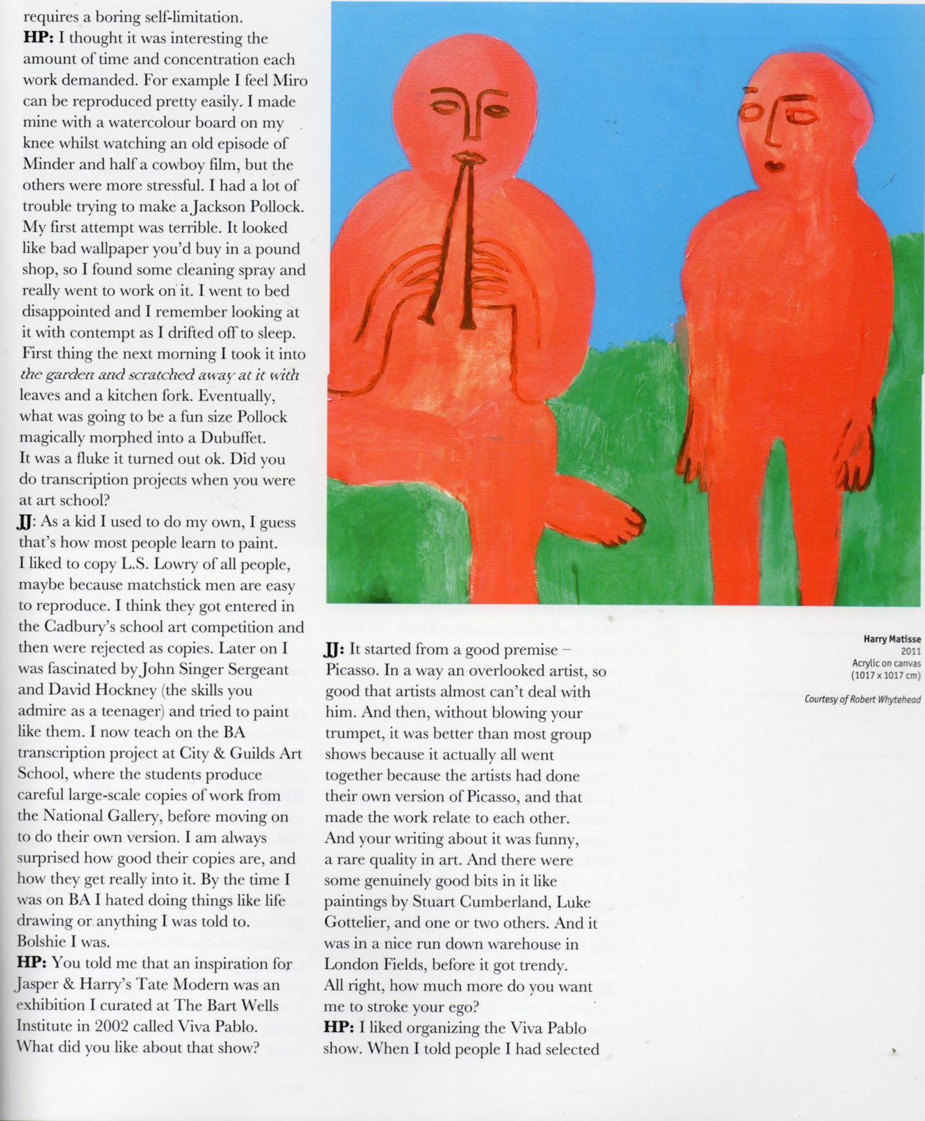 Jasper and Harry: Jasper & Harry in Turps Banana magazine