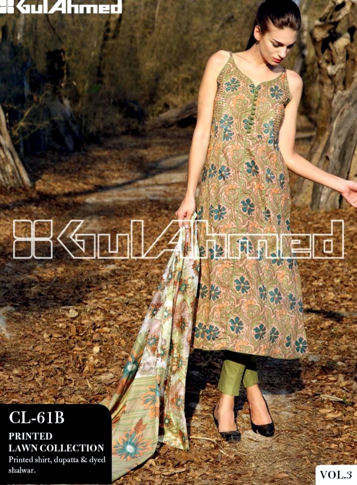 Gul Ahmed Summer Lawn Collection 2013 Vol 3 | New Summer Lawn Designs ...