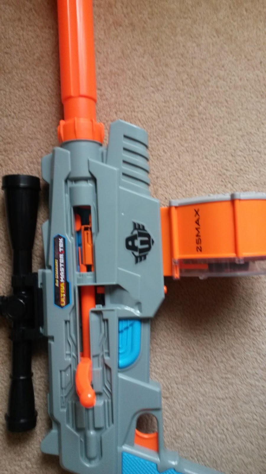 Outback Nerf: Review: Buzz Bee Ultra Master Tek/Snipe (15m Aus) + Internals
