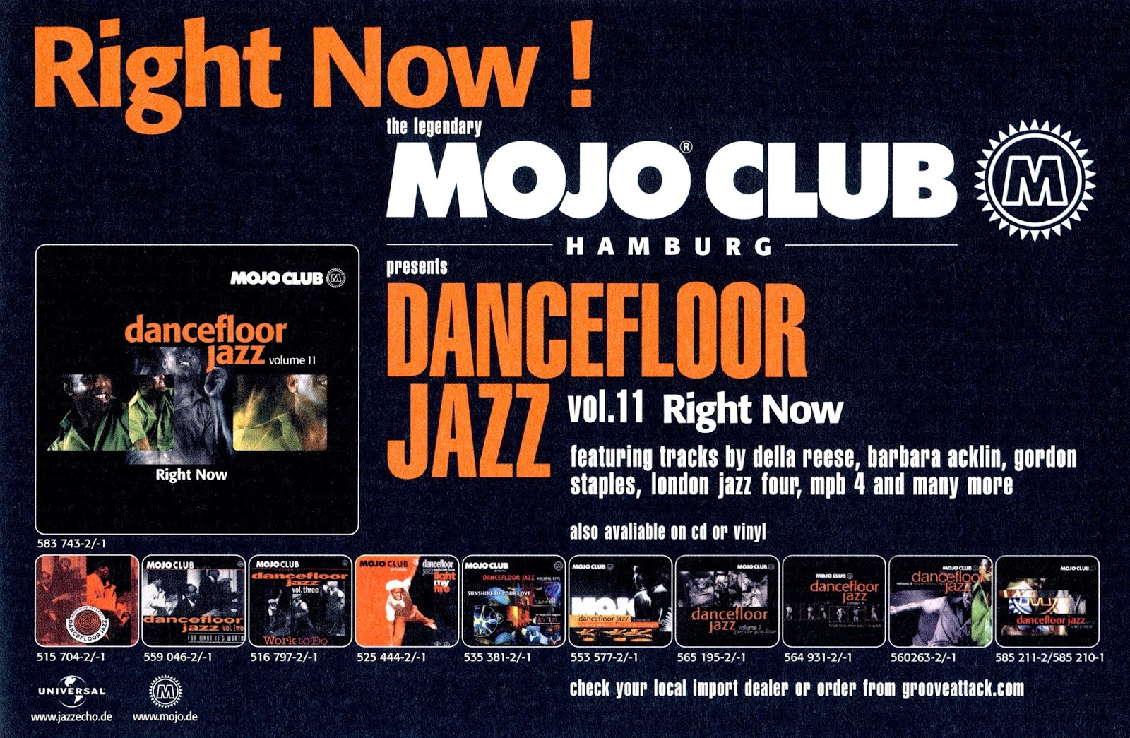 RAIDER OF THE LOST RACKS: MOJO CLUB PRESENTS DANCEFLOOR JAZZ