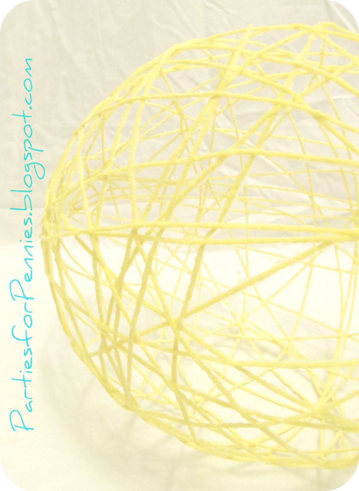 The D.L. on the Y.L. (Yarn Lanterns) - Parties for Pennies