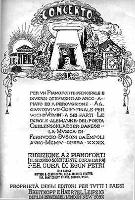 Musical Musings: Busoni - Piano Concerto in C Major