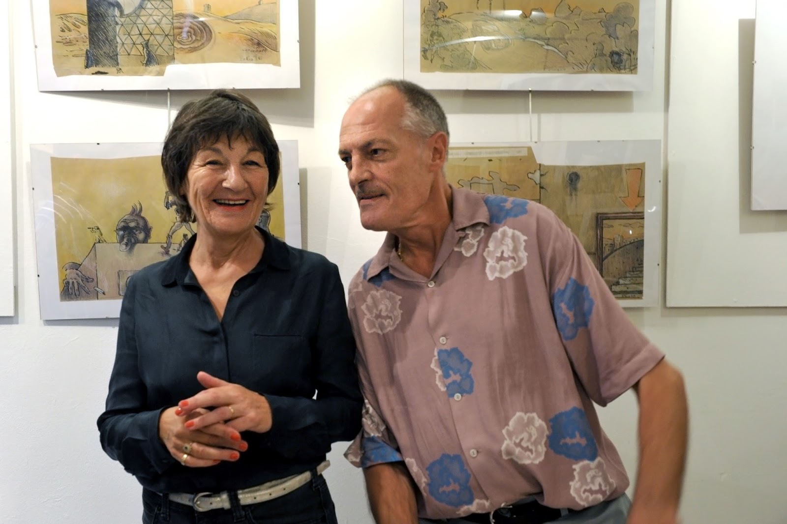 Vernissage du peintre illustrateur Philippe Corré : une opération réussie