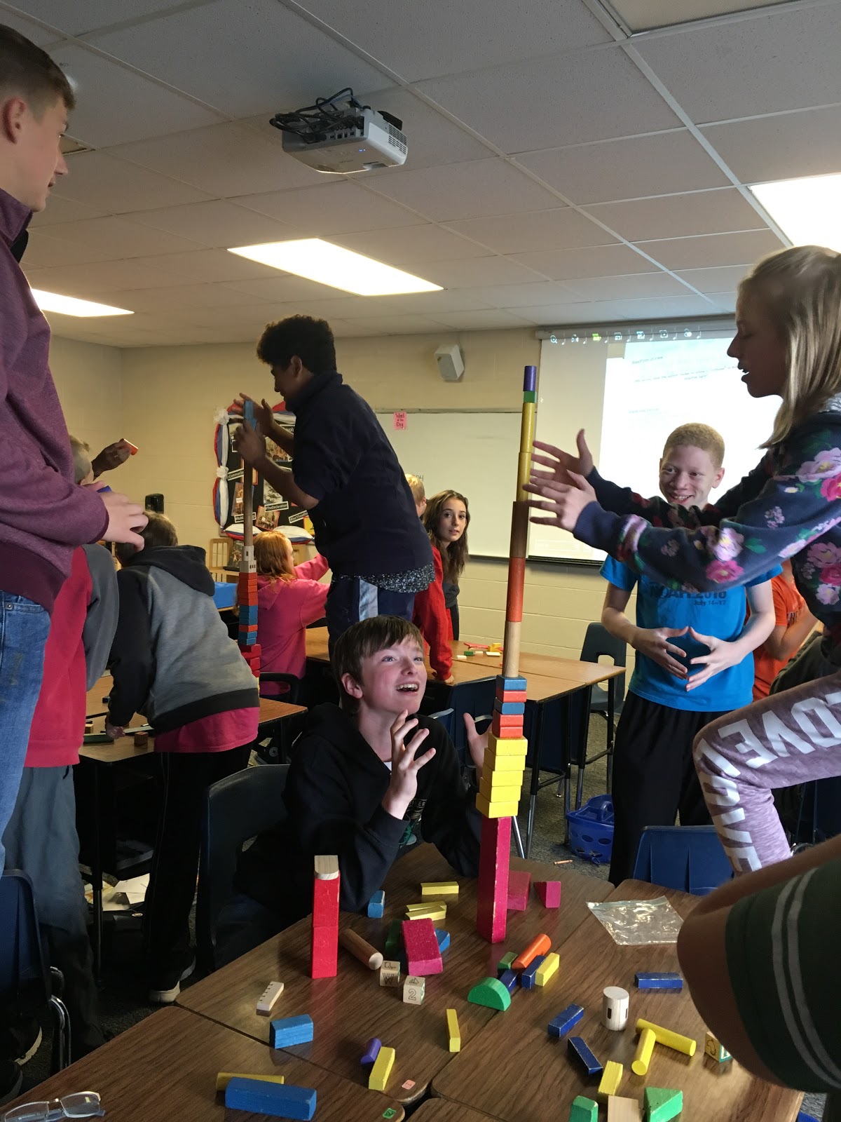 the ART of learning: Playing with Blocks in Middle School