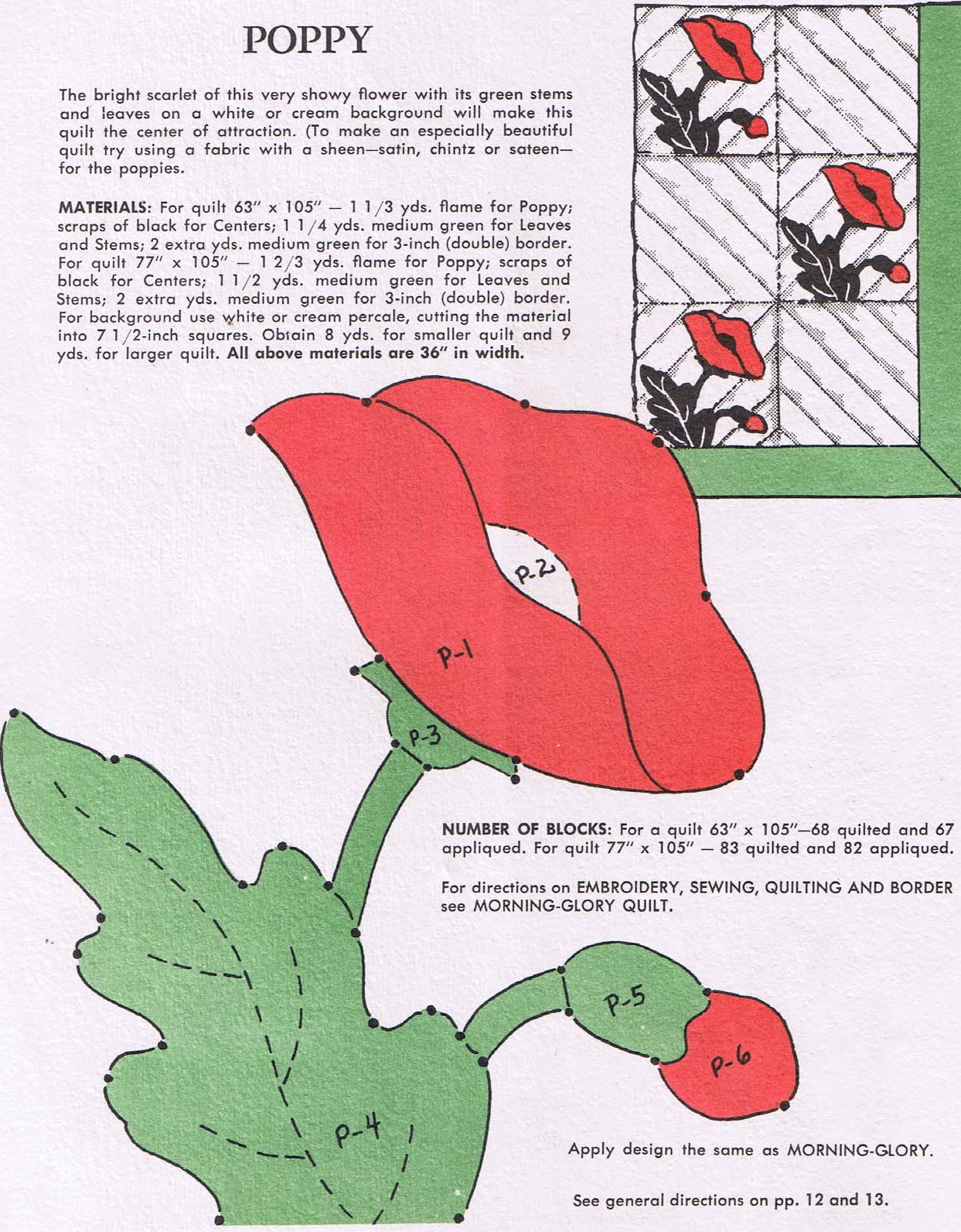 Morning Glory Designs: I Found an Old Collection of Vintage Blocks