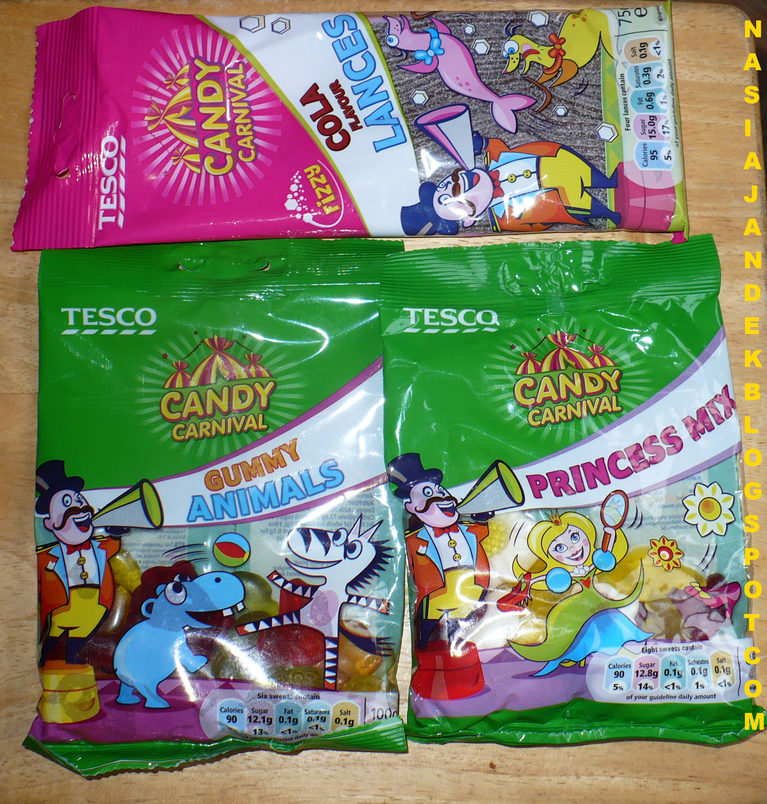 MESÉS NASIK 3.:TESCO GUMICUKROK: CANDY CARNIVAL: PRINCESS MIX