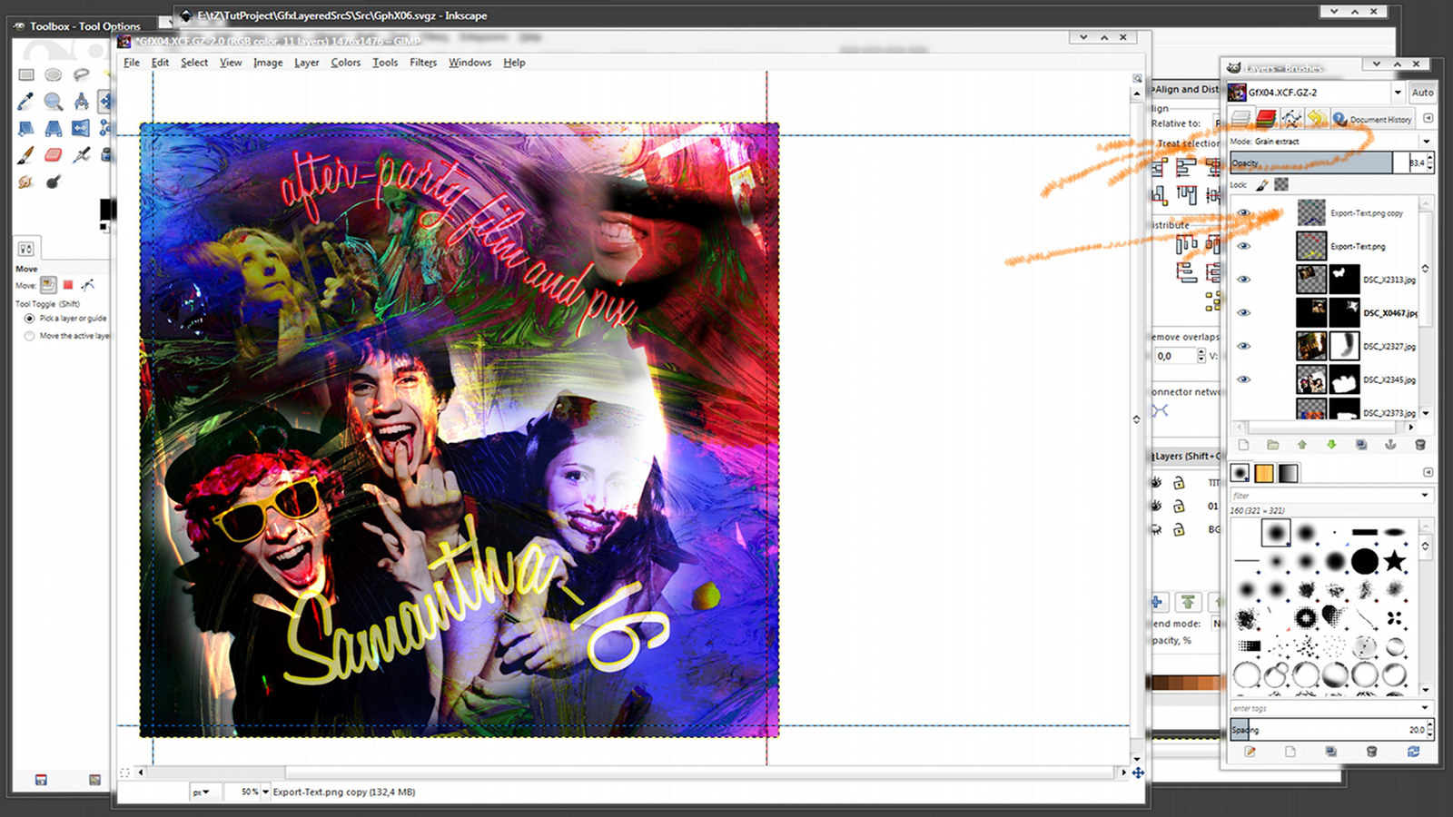 CD/DVD-Cover tutorial ~ bl(ツ)t project