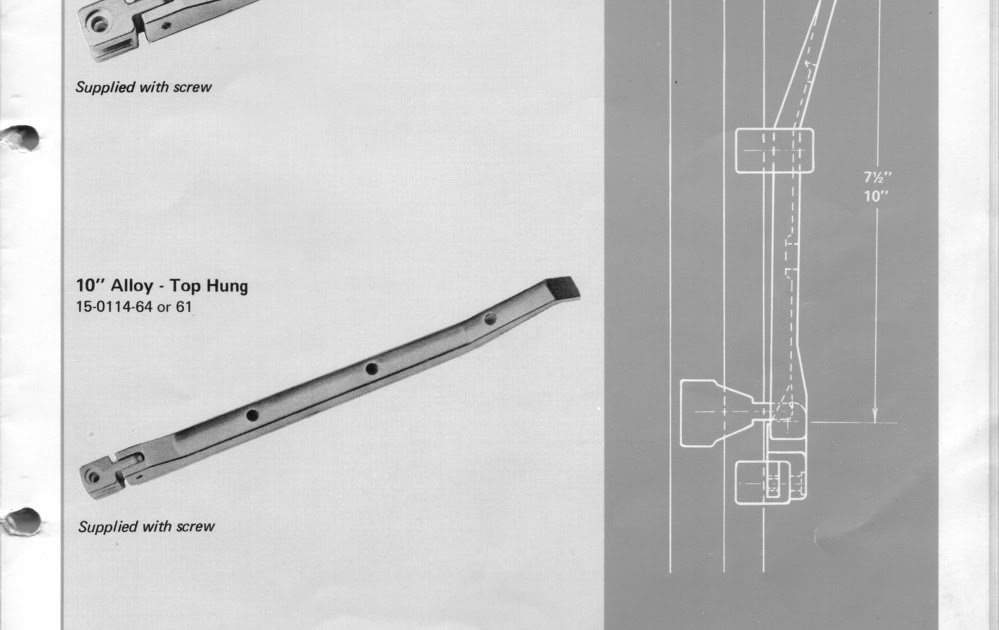 Metal Window Parts: Steel Window Fittings.