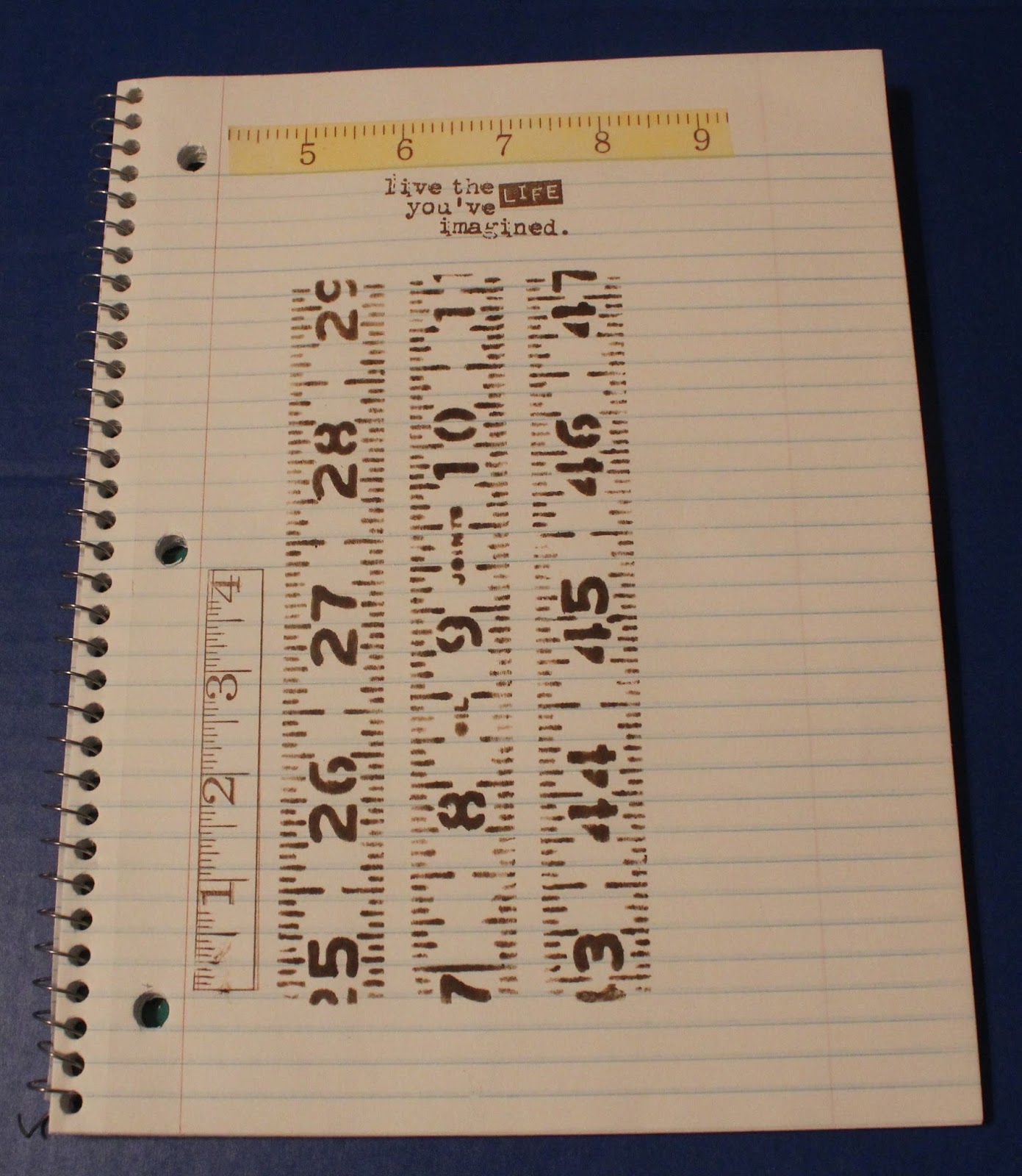 Created by Sunshine HoneyBee: #4 Journaling Page - Rulers