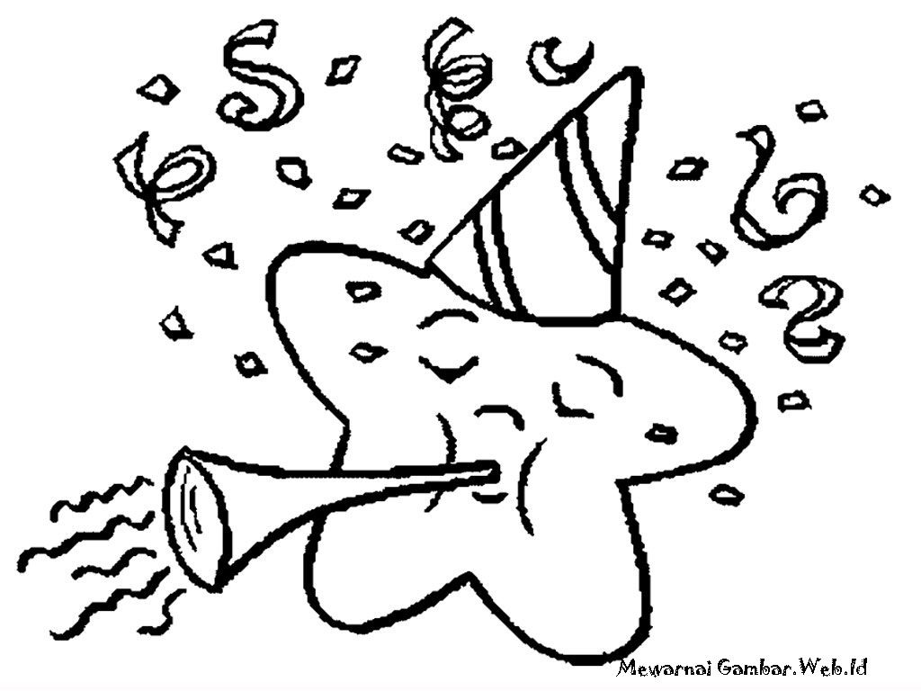 Mewarnai Gambar Bintang | Mewarnai Gambar