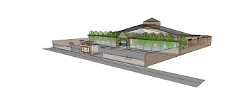 Desain Aula/Ruang Serbaguna Luas 3000m - Wahyu Blog